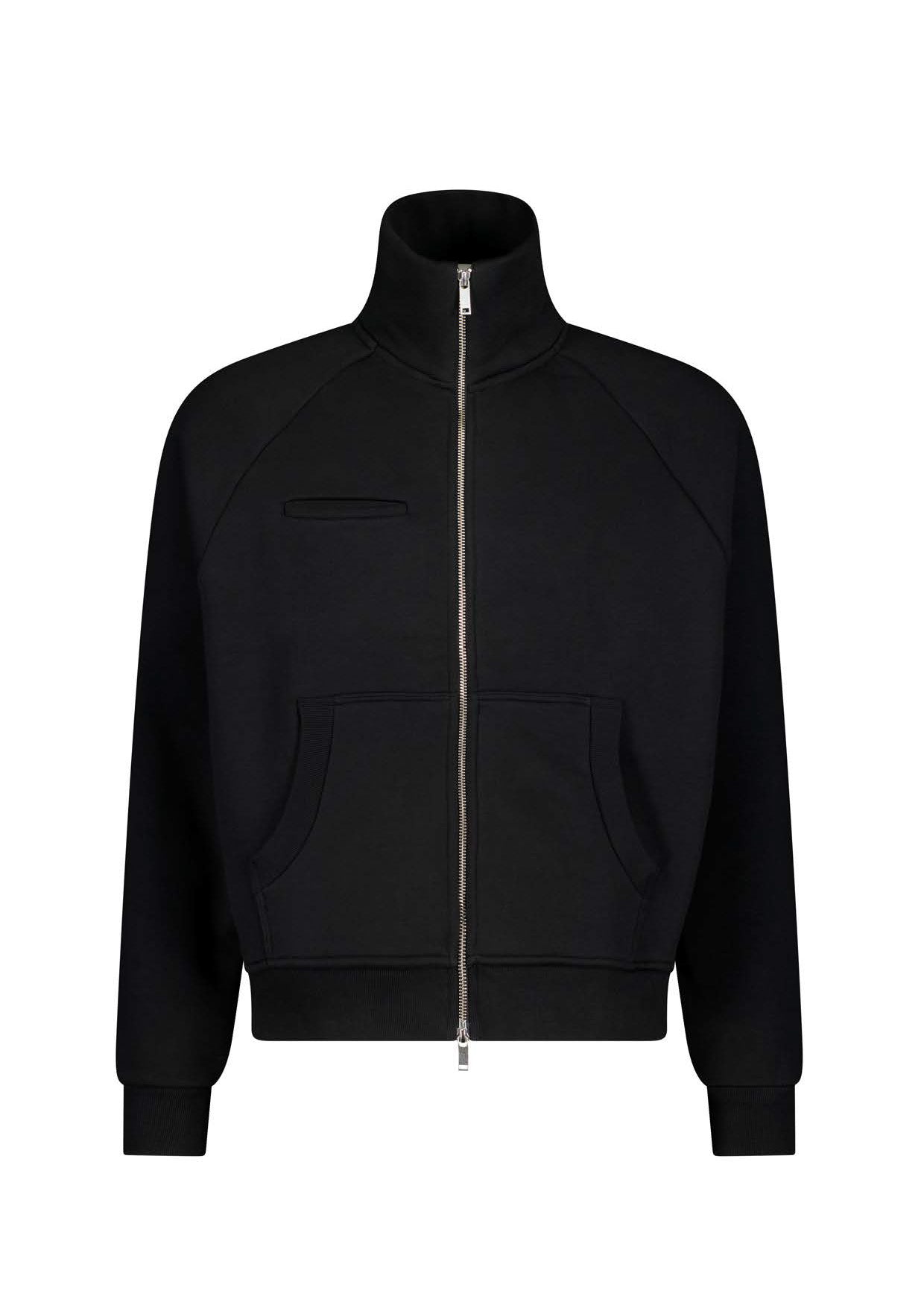 COZY TRACK JACKET - BLACK