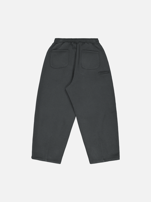 COZY STRAIGHT LEG SWEATS - GRANITE