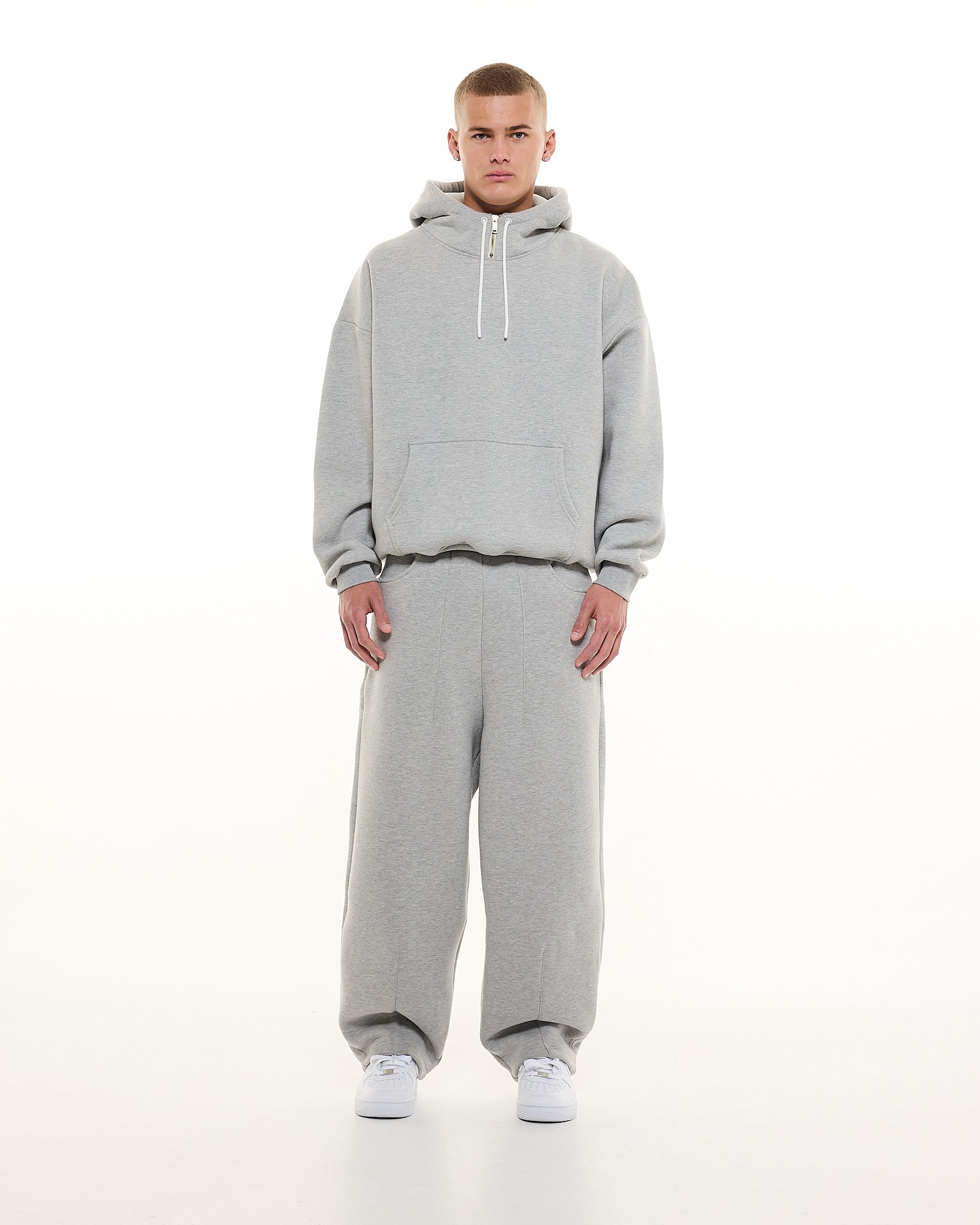 Grey Cozy Tech Hoodie | Sweats Collective