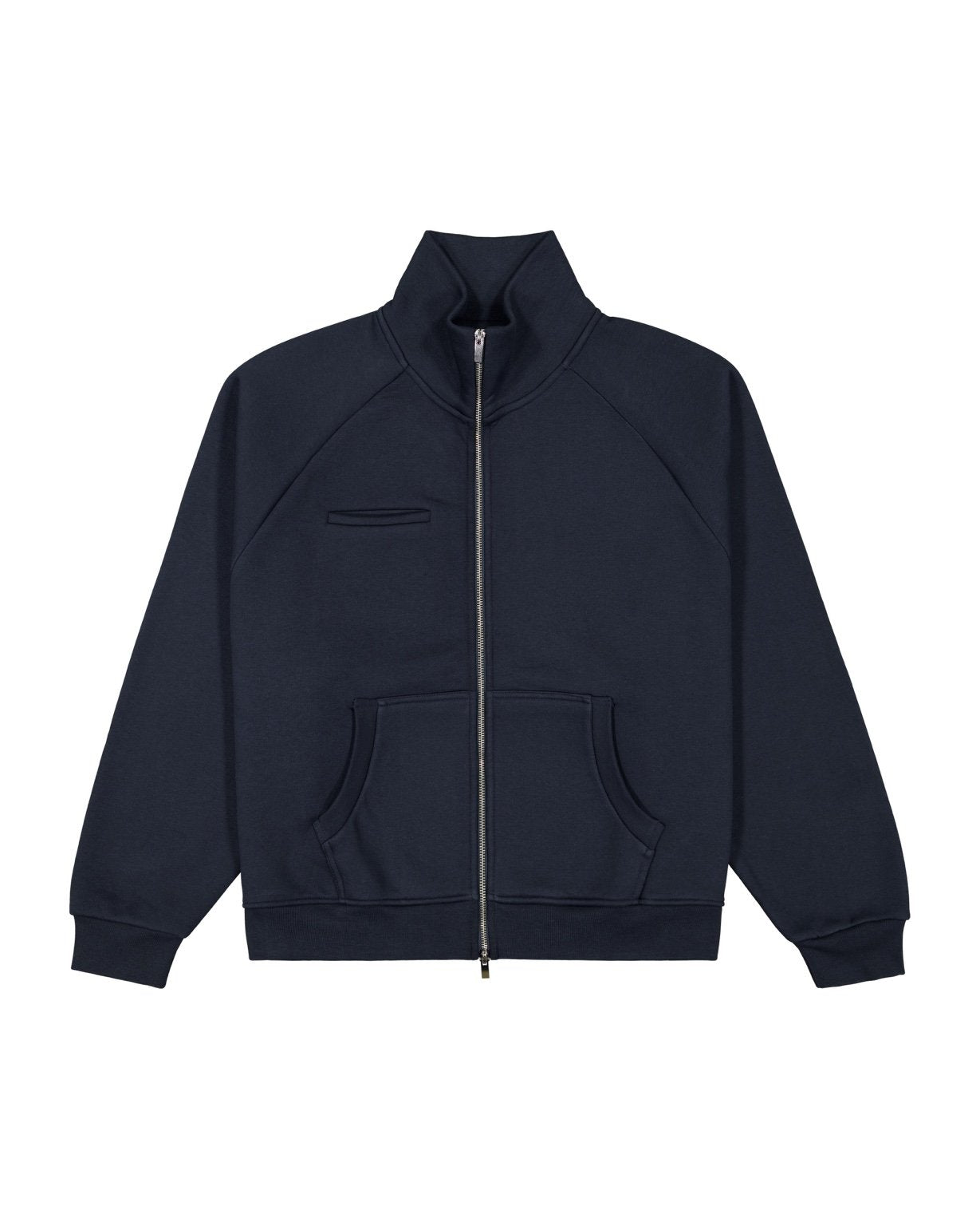 COZY TRACK JACKET - NAVY